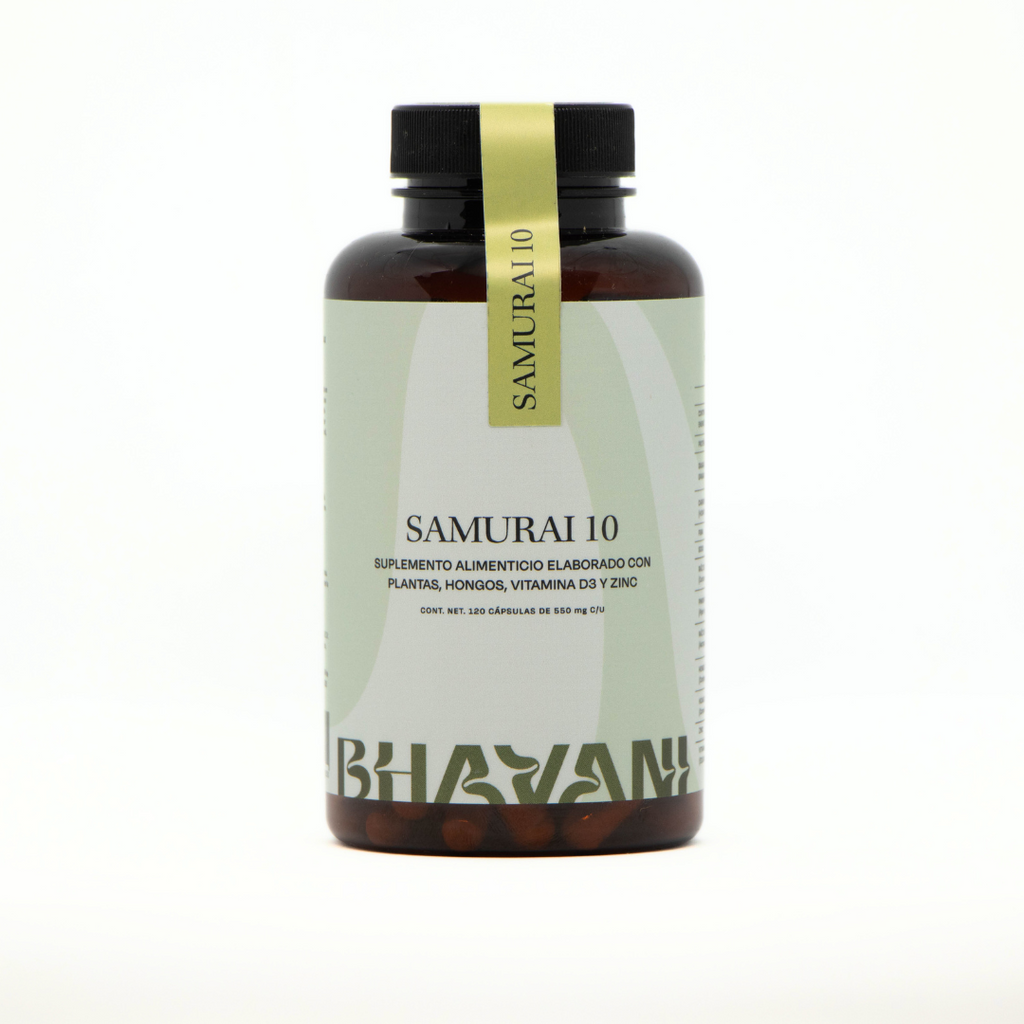 Samurai - Adaptogenic mushroom supplement + ZINC + VITAMIN C – Bhavani